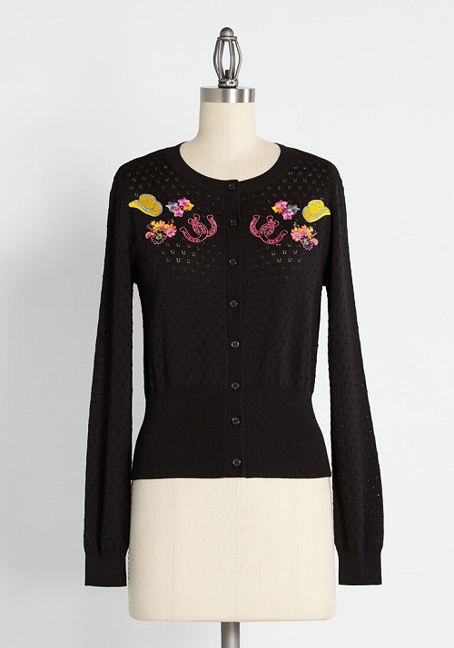 The Prettiest Floral Embroidered Cardigans That Scream Spring